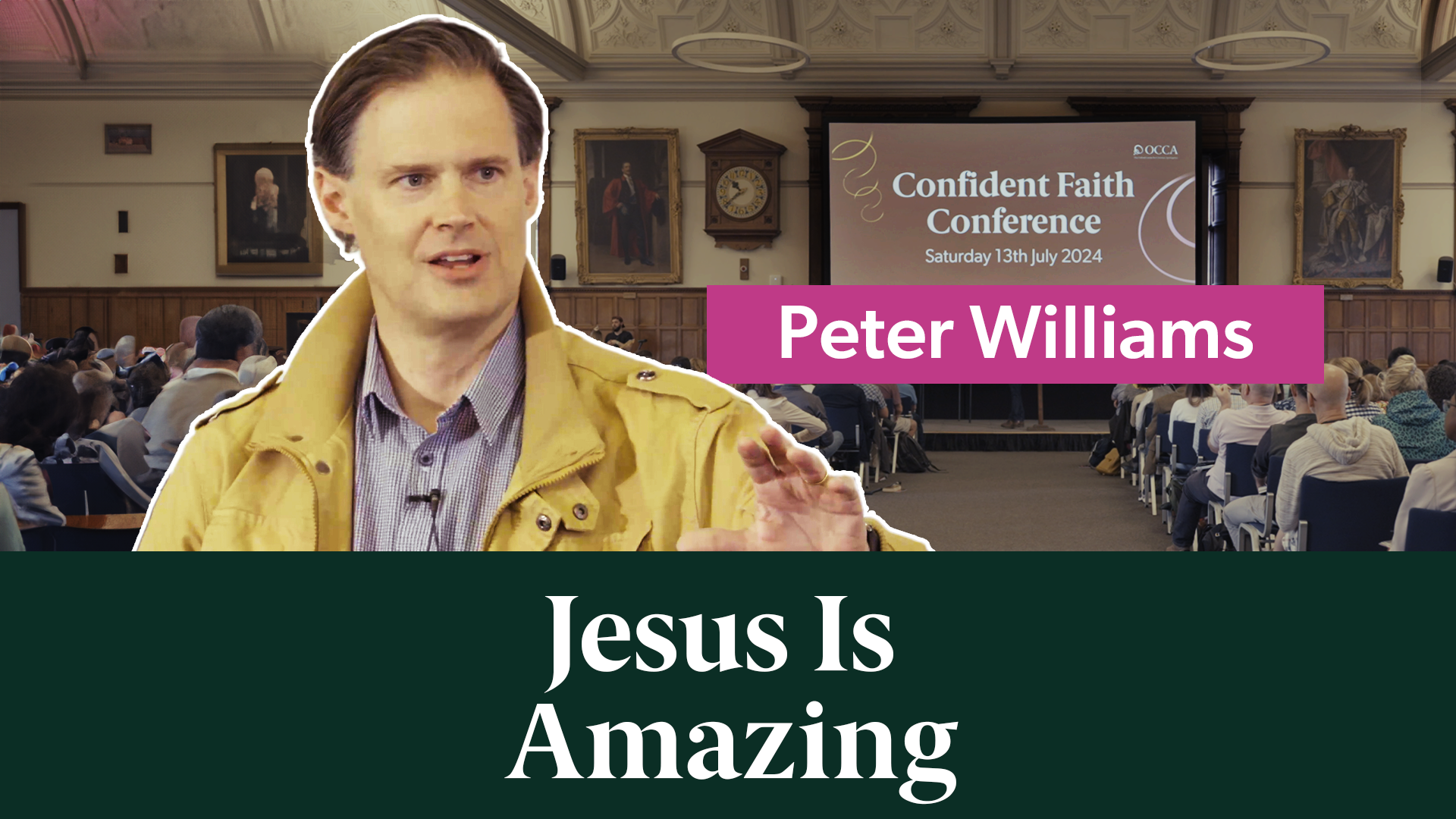 Jesus is Amazing! • OCCA The Oxford Centre for Christian Apologetics